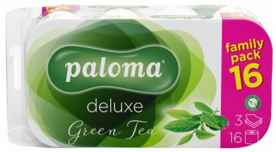 TOALETNI PAPIR 3SL GREEN TEA PALOMA 16/1
TOALETNI PAPIR 3SL GREEN TEA PALOMA 16/1