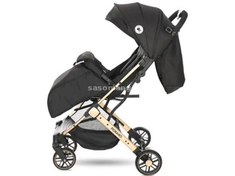 Lorelli kolica za bebe Fiorano black+ footcover