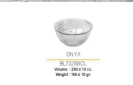 Onyx činija 305cc 1/6 12cm bl7320gcl ( 704003 )