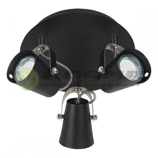 Spot lampa FG102-3C BK