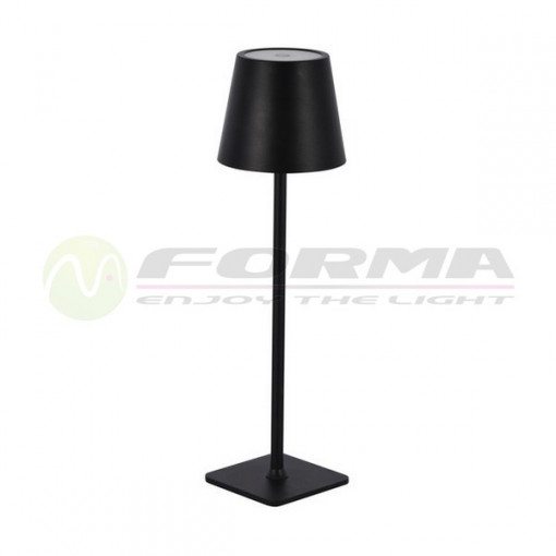 LED stona lampa crna metal FD2011-3T BK