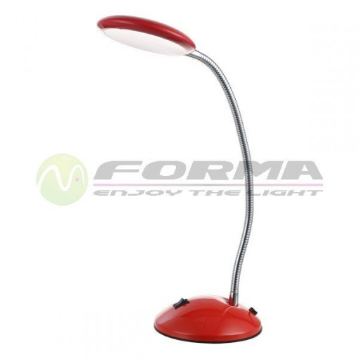 Stona LED lampa crvena metal FD2006-5T RD