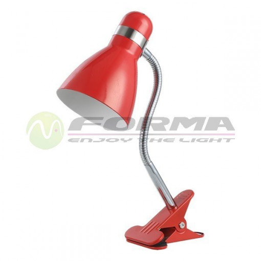 Stona lampa radna crvena metal FD7001-1TK RD