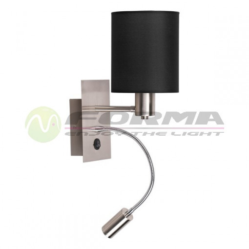 Zidna lampa F7704-1ZL BK