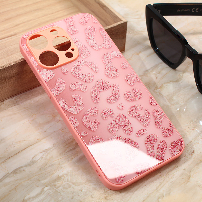 Maskica Shiny glass za iPhone 13 Pro Max 6.7 roza