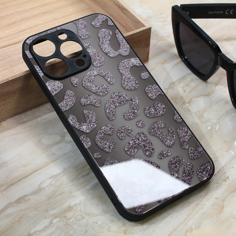 Maskica Shiny glass za iPhone 13 Pro Max 6.7 siva