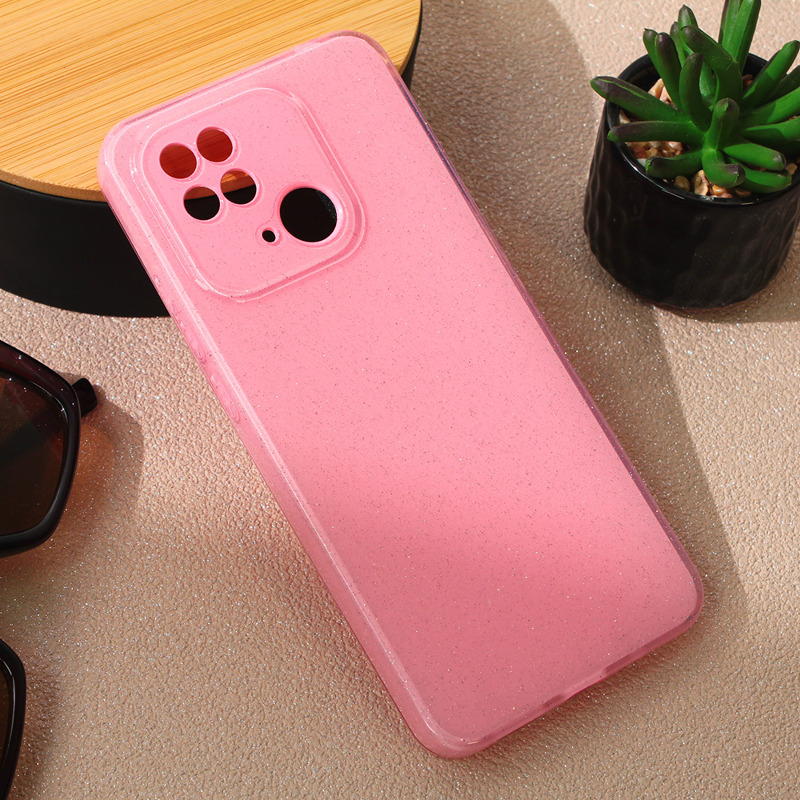 Maskica Sparkle Dust za Xiaomi Redmi 10C roze