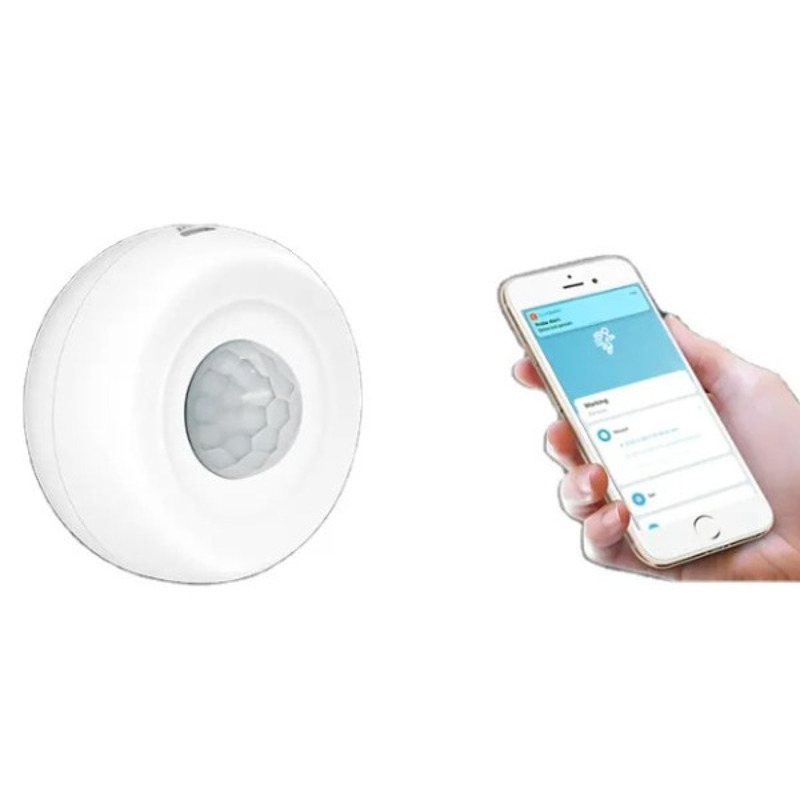 ZIGBEE-SMART-PIR-MS08 Gembird Tuya Smart WiFi PIR senzor detektora pokreta ljudskog tela,infracrveni