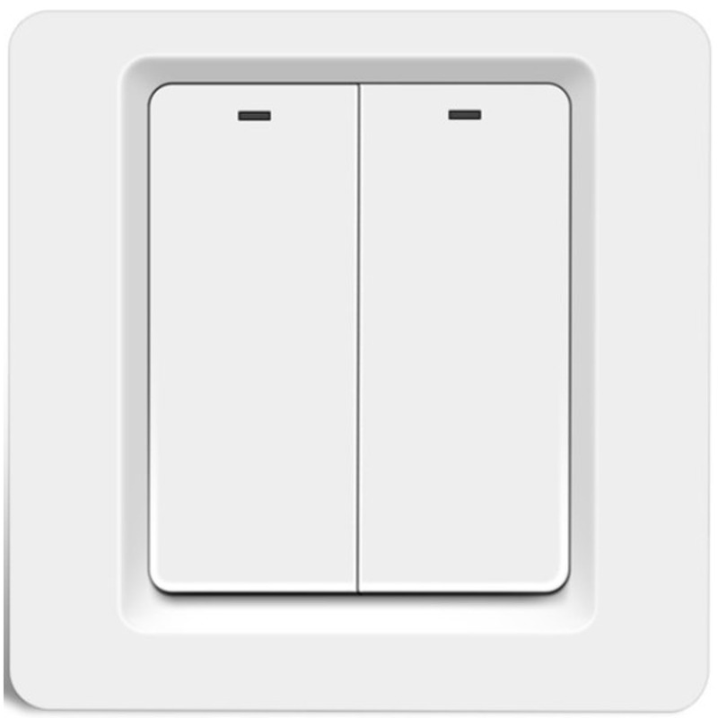 ZIGBEE-SWITCH-DS102 Gembird RSH Tuya WiFi Pametni kucni prekidac sa 2tastera EU Standard