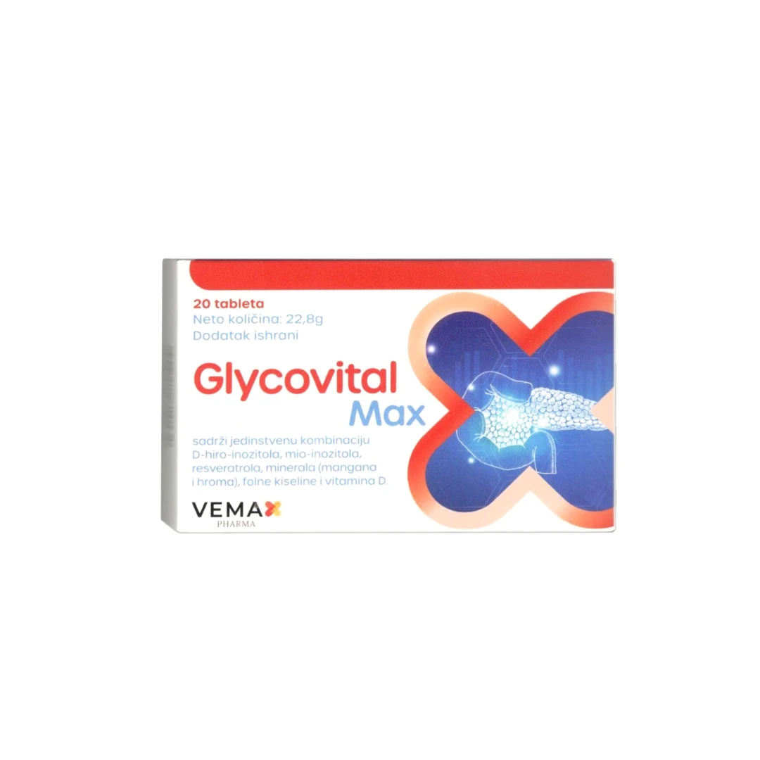 Glycovital Max 20 Tableta; Insulinska Rezistencija