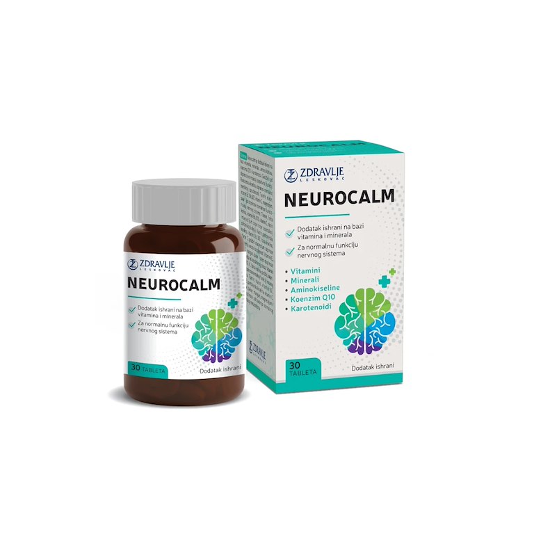 NEUROCALM 30 Tableta sa Aminokiselinama, Koenzimom Q10 i Karotenoidima
