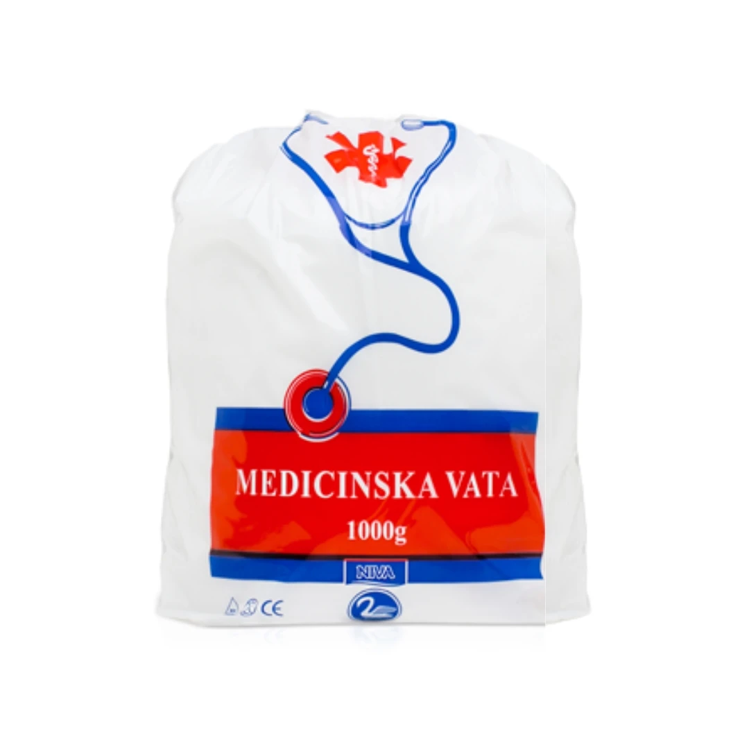 NIVA Sanitetska Medicinska Vata 1 Kg