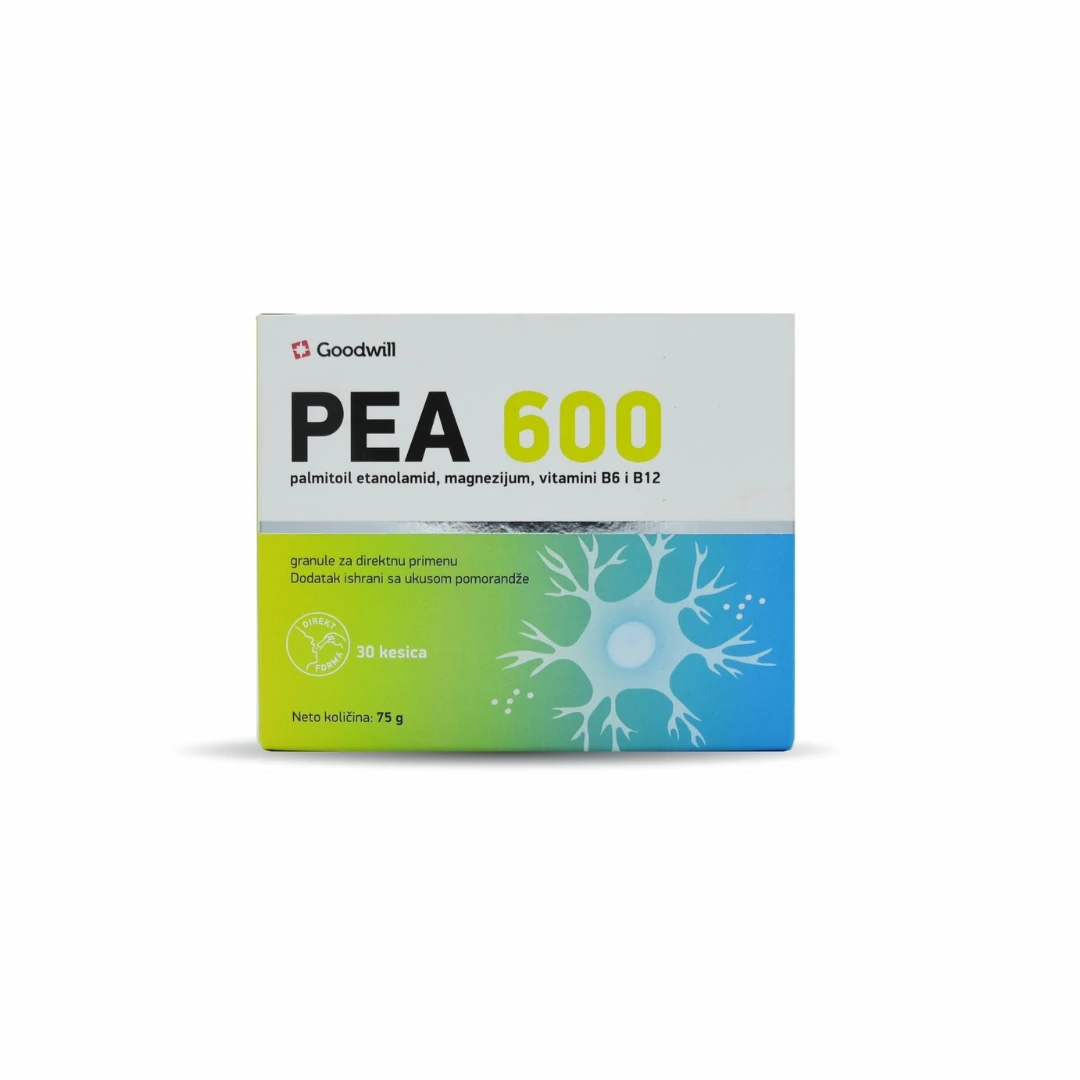 PEA 600 Granule za Direktnu Primenu 30 Kesica; Hronični i Neuropatski Bol