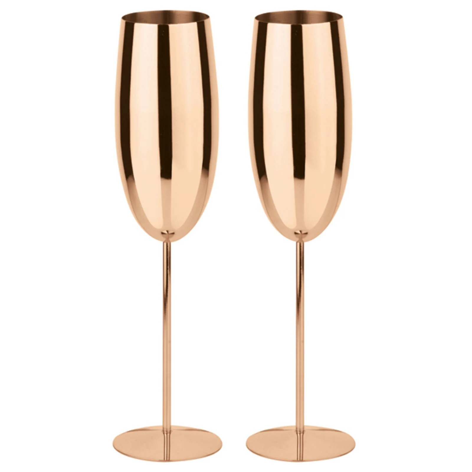 Sambonet Paderno Mixology Set 2 Champagne Flutes Copper – Čaše za šampanjac