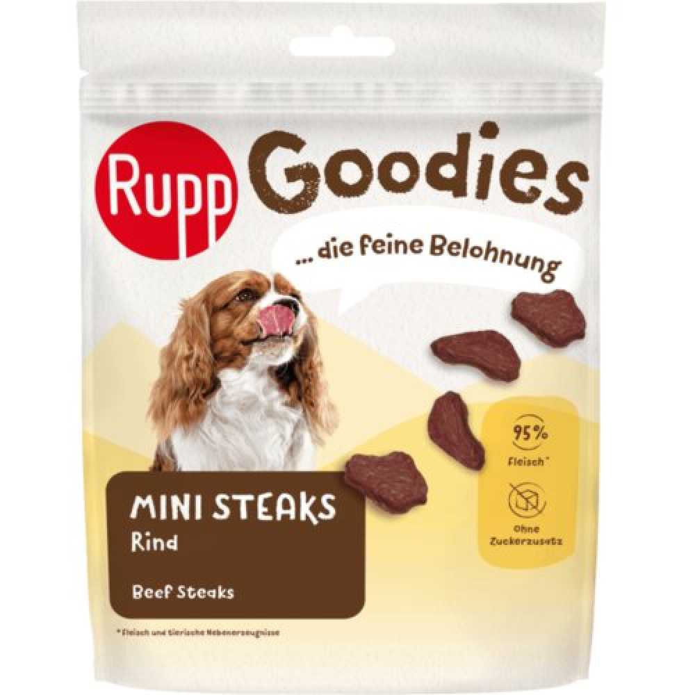 Rupp poslastica za pse Mini steaks dog 75g