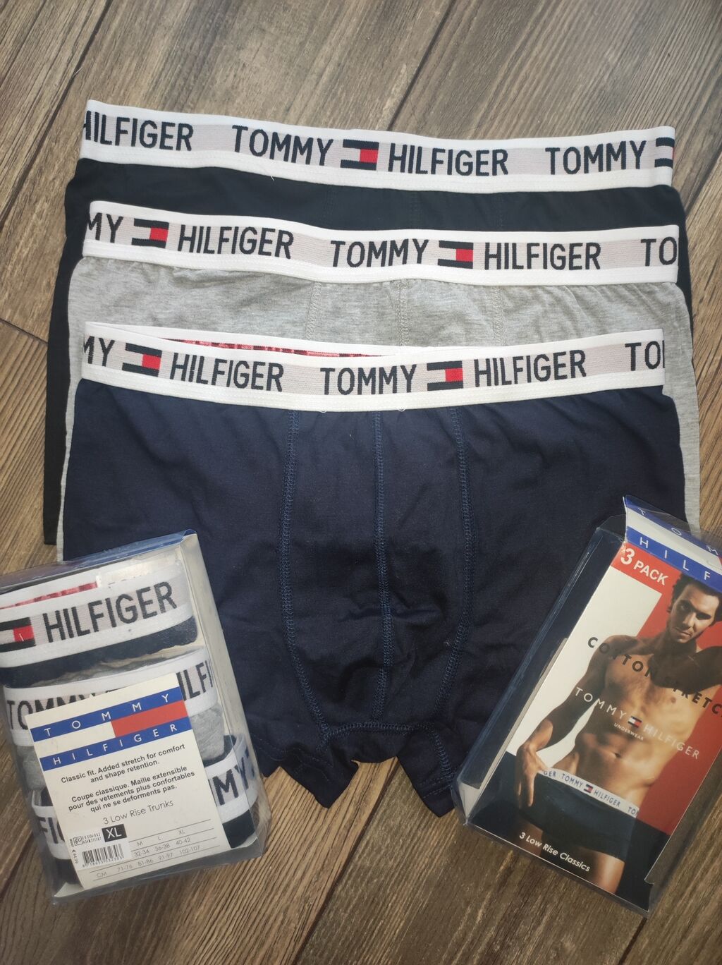 Tommy Hilfiger vrhunske pamucne bokserice,paket 3kom,L,XL,XXL vel