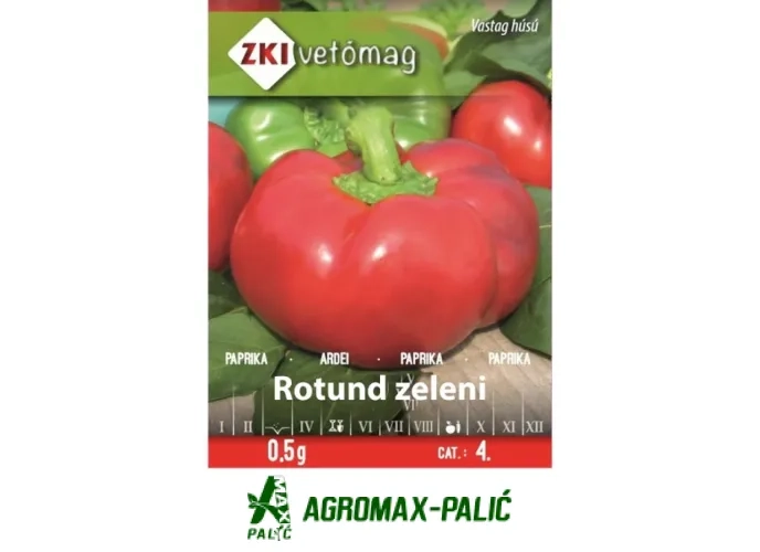 Paprika Rotund zeleni 0,5 g