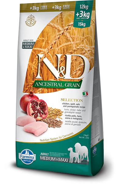 N&D - LOW GRAIN | Medium & Maxi SELECTION - Chicken