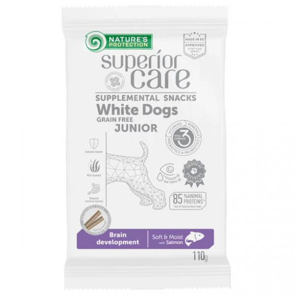 NATURES PROTECTION SNACKS - White Dogs Junior | Brain Development