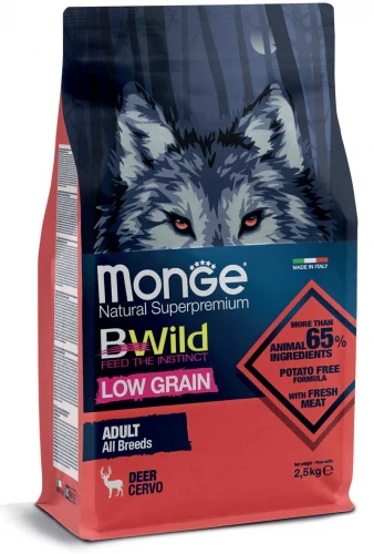 MONGE - BWild | ALL BREEDS Low Grain - Deer