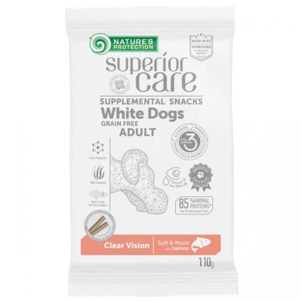 NATURES PROTECTION SNACKS - White Dogs Adult | Clear Vision