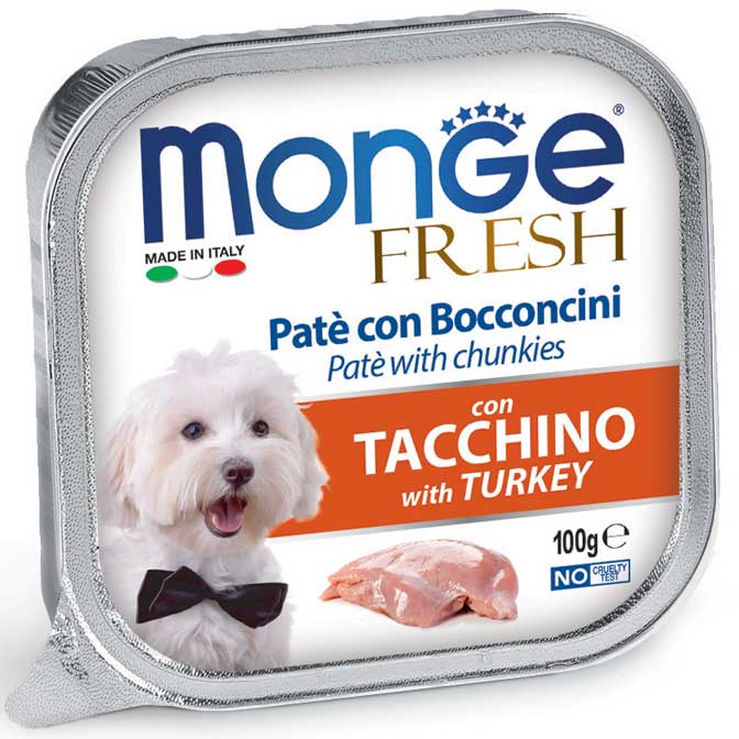 MONGE - Fresh Turkey 5x100gr
MONGE - Fresh Turkey 5x100gr