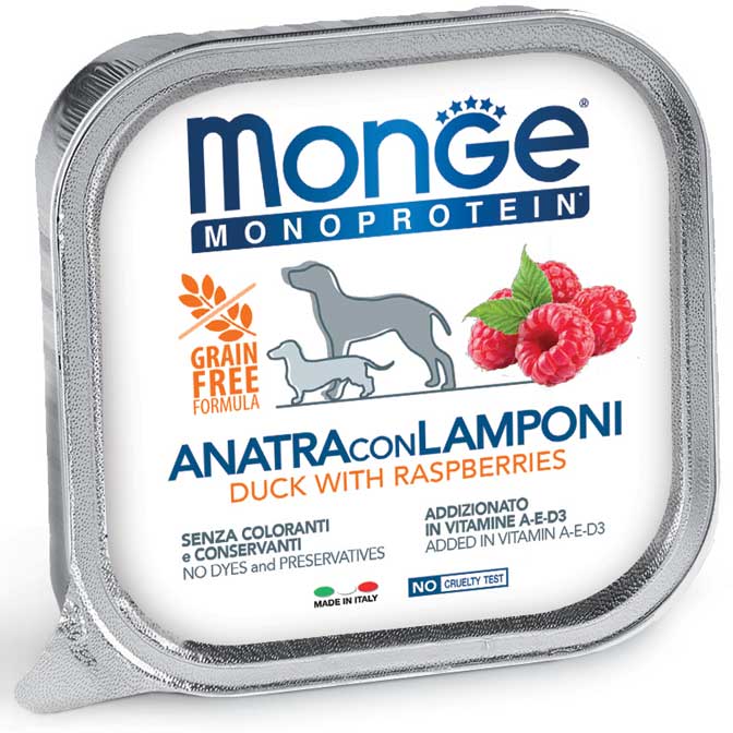 MONGE - Pate Fruit Duck & Raspberries
MONGE - Pate Fruit Duck & Raspberries