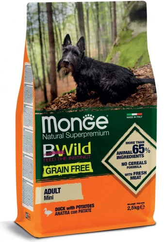 MONGE - BWild | MINI Grain Free - Duck