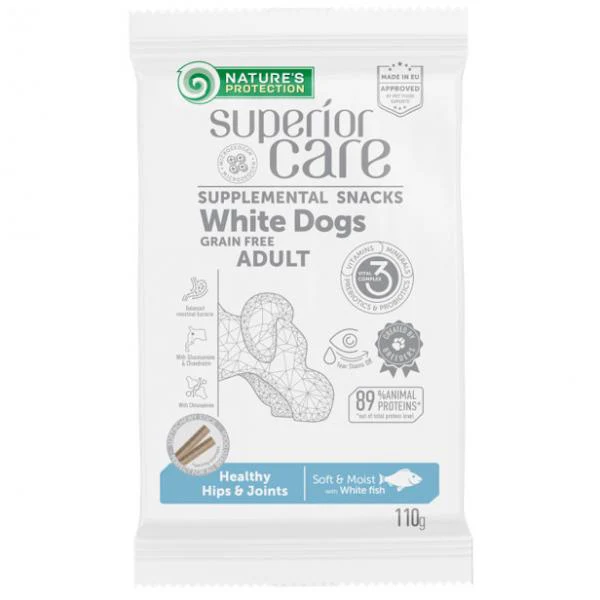 NATURES PROTECTION SNACKS - White Dogs Adult | Healthy Hips&Joints
