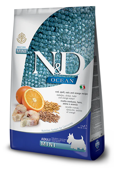 N&D - OCEAN | Mini - Cod & Orange - Spelt - Oats