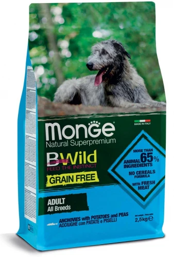 MONGE - BWild | ALL BREEDS Grain Free - Anchovies