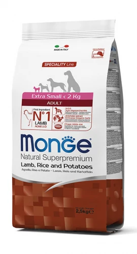 MONGE - Spec | EXTRA SMALL Adult - Lamb