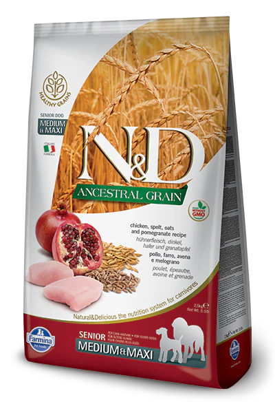 N&D - LOW GRAIN | SENIOR Medium & Maxi - Chicken