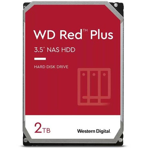 Western Digital 2TB Red Plus 3.5 SATA NAS Hard Disk | WD20EFPX