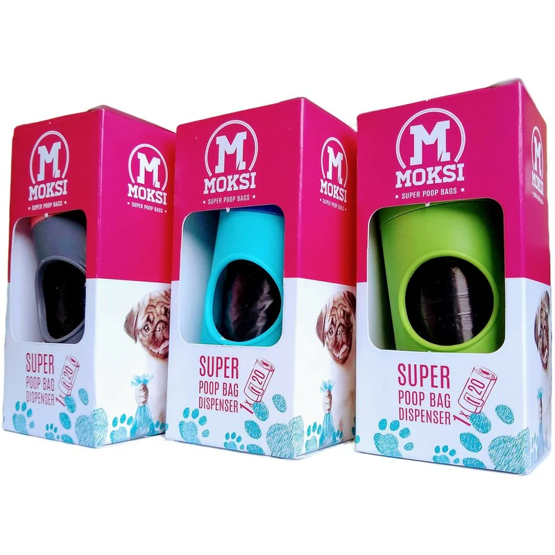 MOKSI - Poop Bag Dispenser 1+1