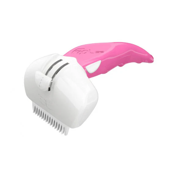 FOOLEE - Easee Dog Brush, Pink