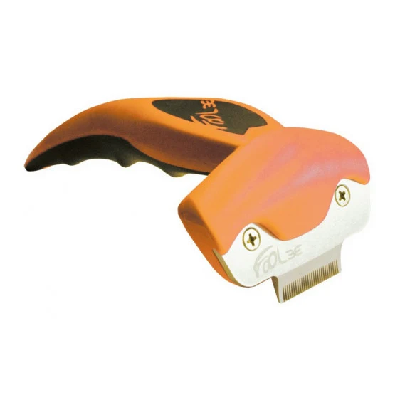 FOOLEE - Dog Brush, Orange