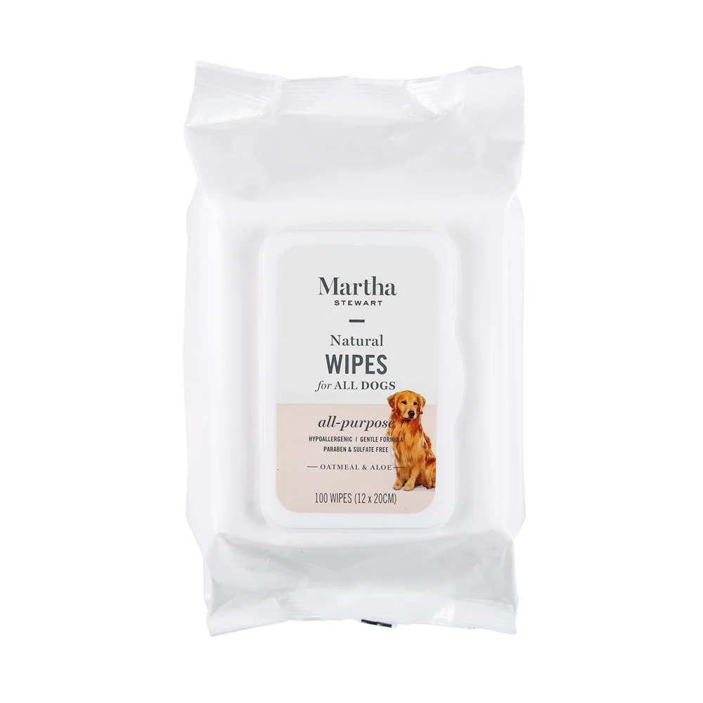 MARTHA STEWART - ALL BREEDS | Natural Wipes 100kom