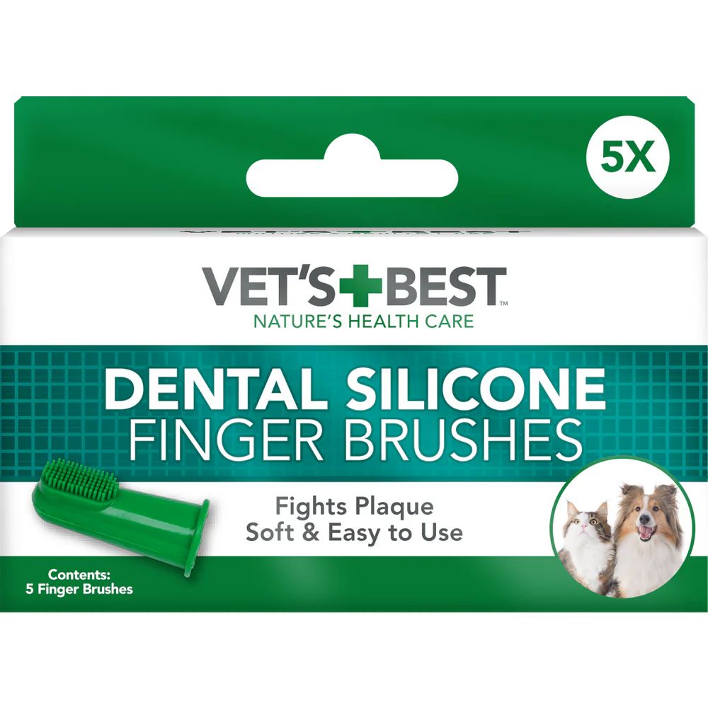 VET’S BEST - Dental Silicone Finger Brushes