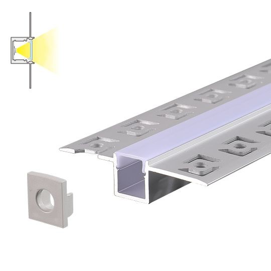 ALUMINIJUSMKI PROFIL ZA LED TRAKE SET SA DIFUZOROM MA639 MITEA 555021