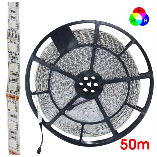 LED TRAKA 1M RGB 14.4m MLR-5050-60 IP20 12V MITEA 692201