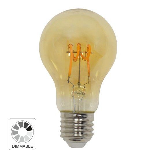 SIJA.E27 4W/2700K AMBER FILAMENT LED DIMABILNA A60 200LM MITEA 48021