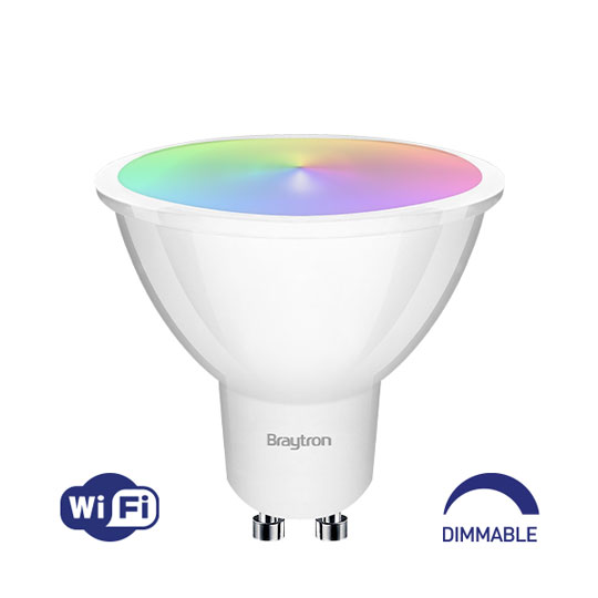 SIJA.GU10 5W LED RGB SMART BRAYTRON BA24-00559