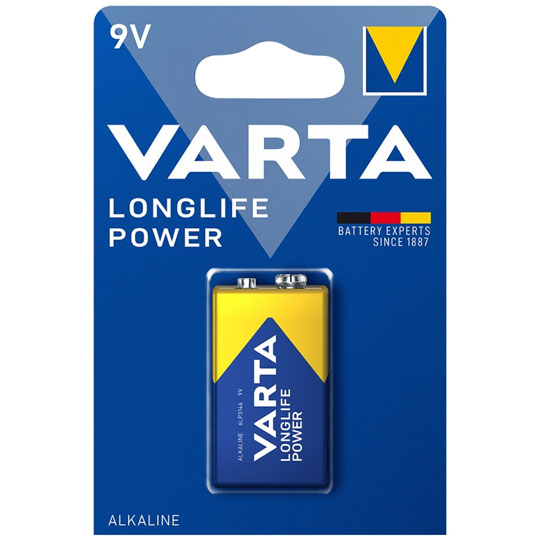 BATERIJA 9V 6LR61 LONGLIFE POWER ALKALNA VARTA