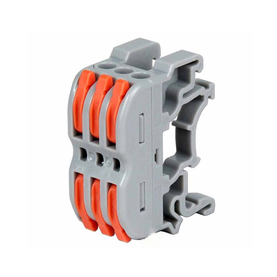 KLEMA WAGO W-213 4mm2/2x3p DIN dupla+koc