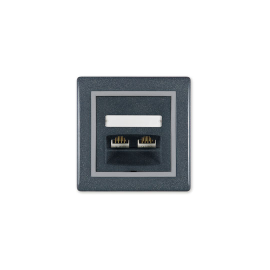 UTIC.KOMP.2XRJ45 CAT.5E 614.212 GRAFIT PRESTIGE ALING