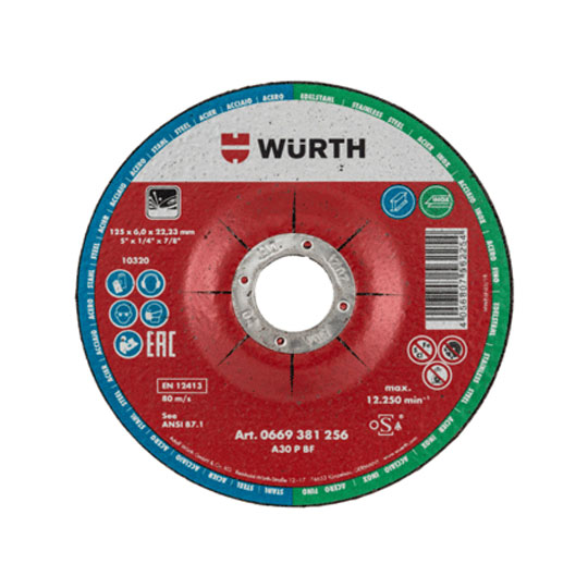 BRUSNA PLOCA WURTH 115X6/22.23mm