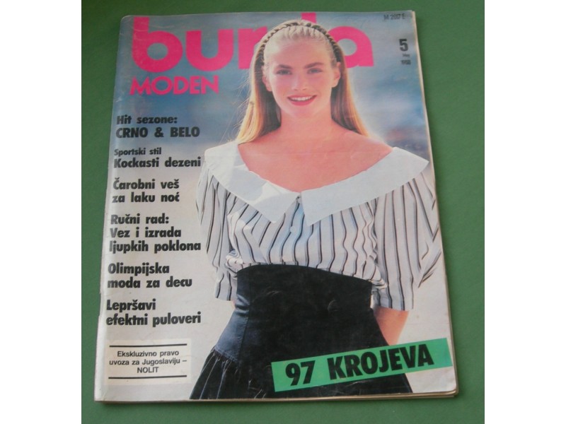 Burda, maj 1988.