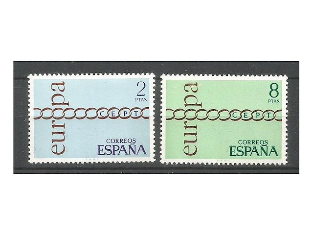 Spanija 1971. EVROPA CEPT cista serija