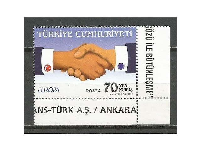 Turska 2006. EVROPA CEPT cista serija